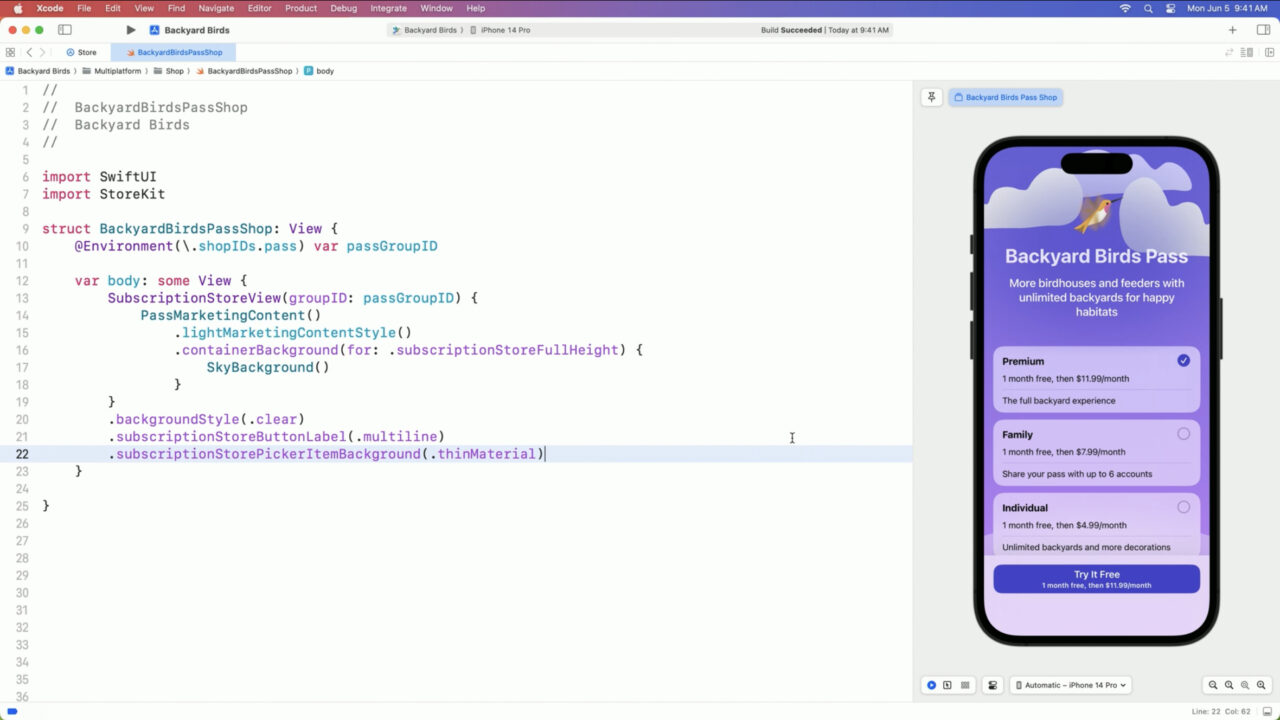 [WWDC2023]StoreKitの機能をSwiftUIで実装する｜U Log SugiyのLife Log