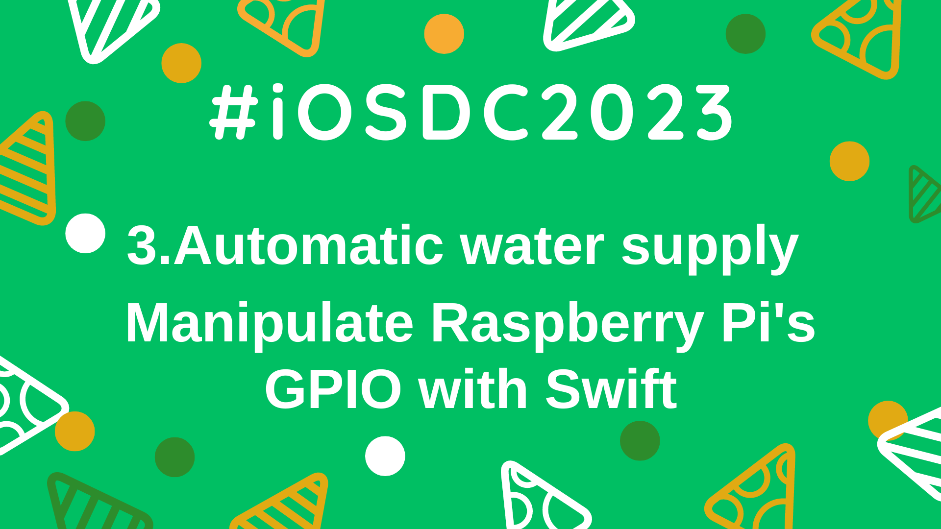 3. Perform automatic water supply - Operate Raspberry Pi GPIO with Swift｜U Log SugiyのLife Log